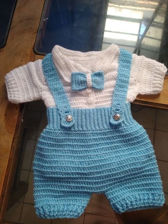 Aprende a tejer un overol de bebe a crochet - Aprende a Tejer