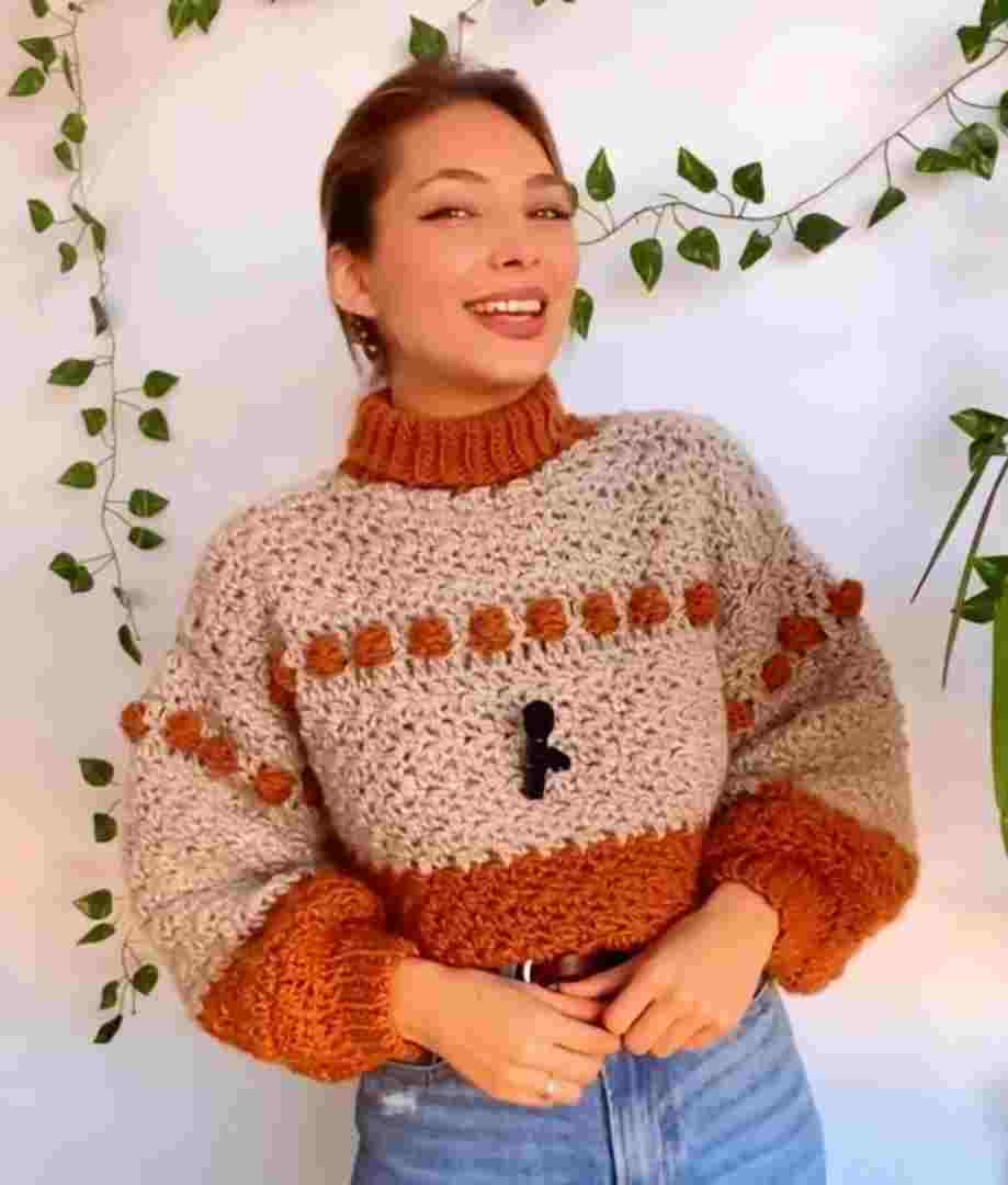 Como Tejer Bello Sweater Facil a Crochet - Aprende a Tejer