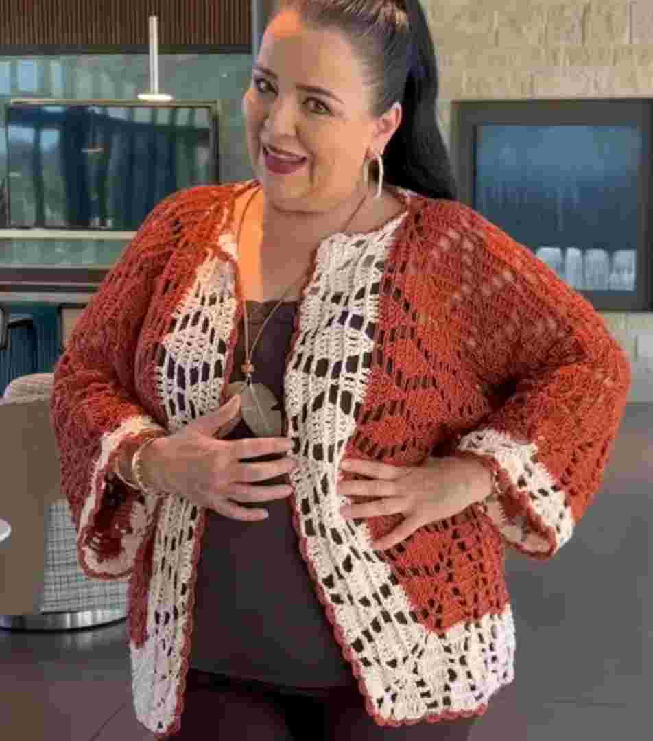 Como Tejer Bello Saco Otoñal a Crochet - Aprende a Tejer