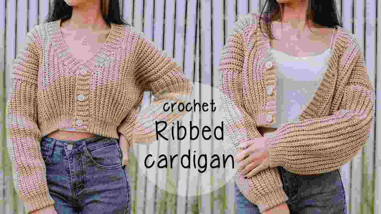 Como Tejer Bello Cardigan paso a paso a Crochet - Aprende a Tejer
