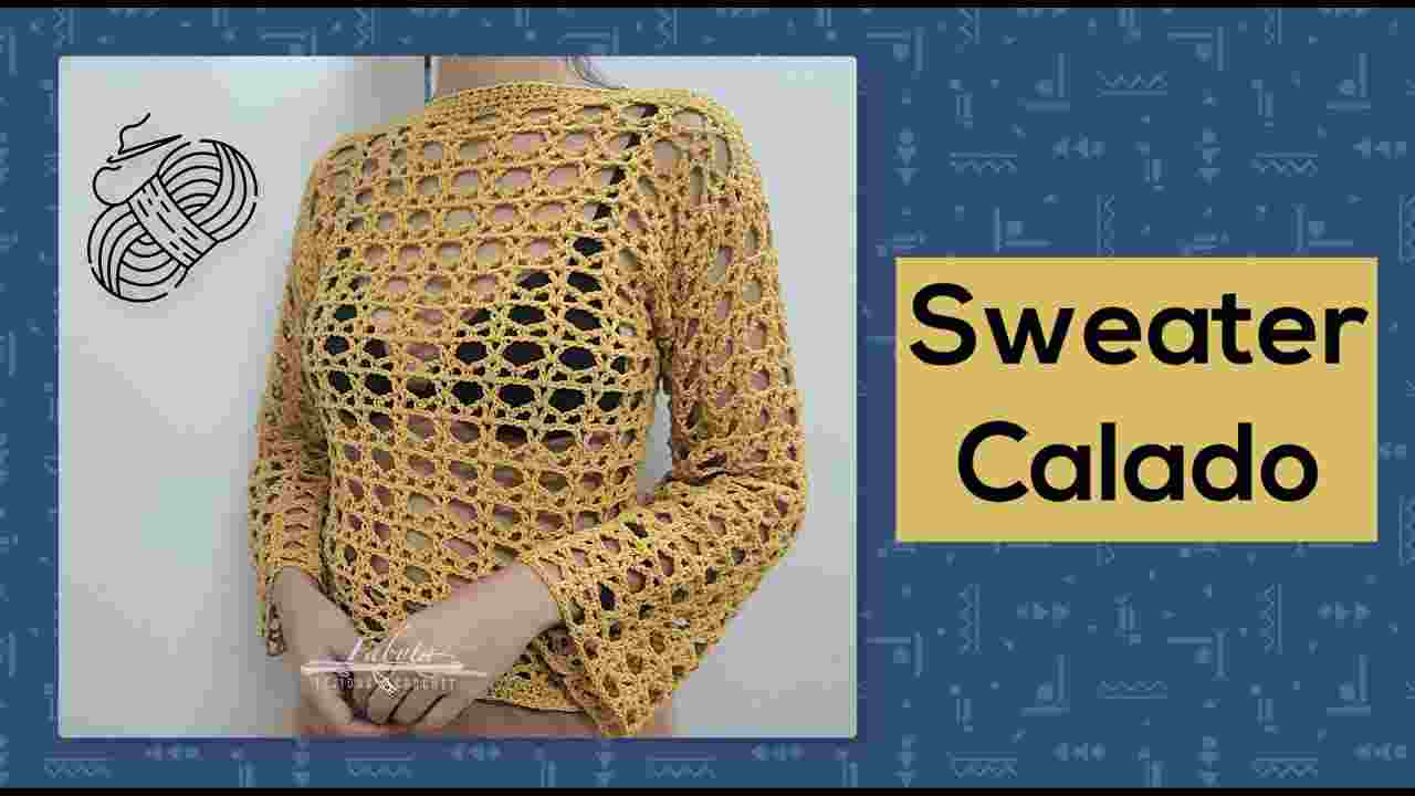 Aprende a Tejer Bonita Blusa Calada a Crochet - Aprende a Tejer
