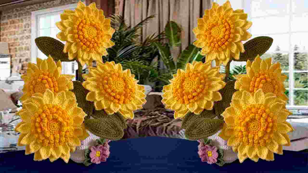 Aprende a Tejer Hermosas Manualidades de Flores a Crochet - Aprende a Tejer