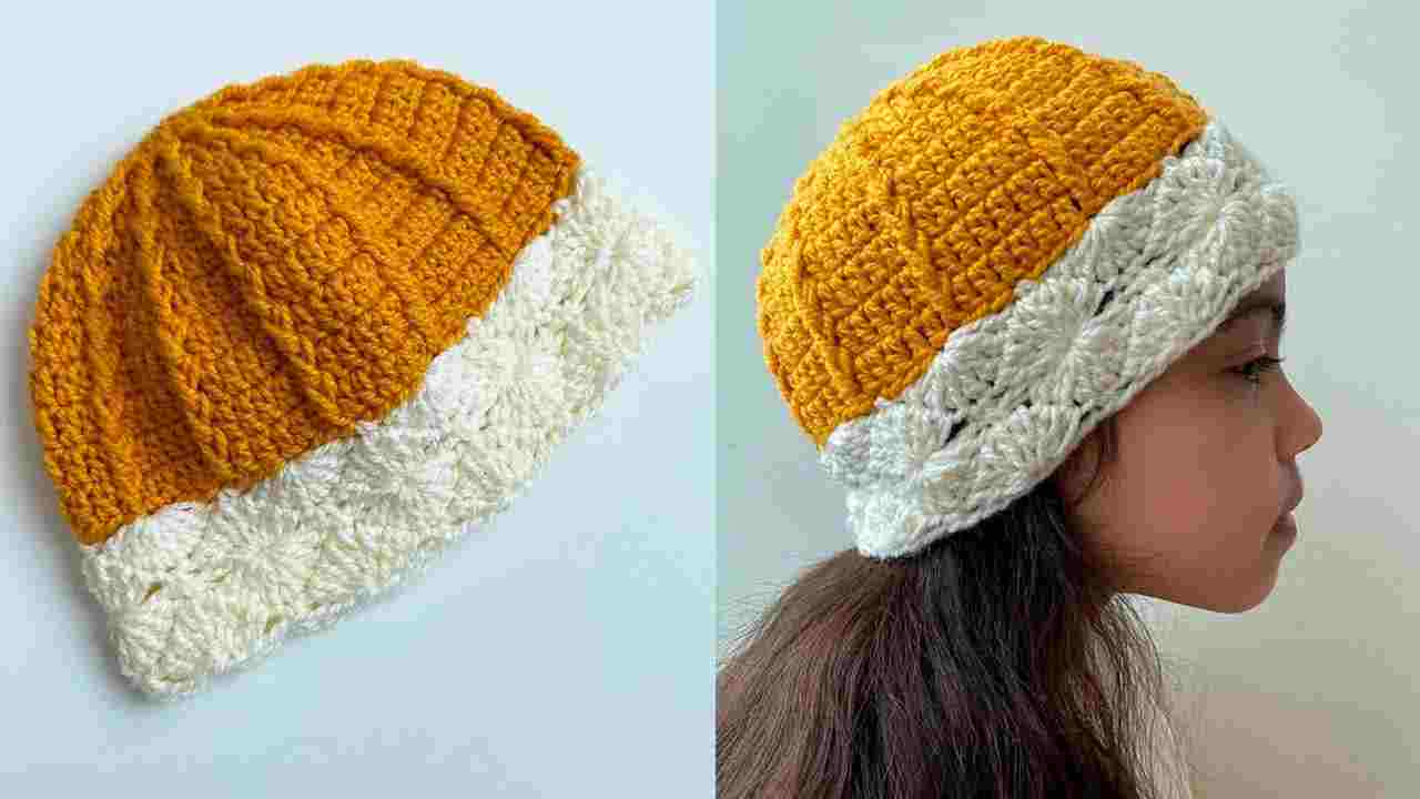 Como Tejer Bello Gorro paso a paso a Crochet - Aprende a Tejer