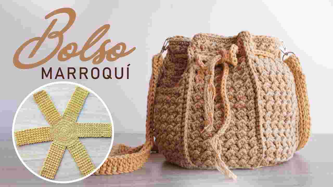 Aprende a Tejer Hermoso Bolso Facil a Crochet - Aprende a Tejer